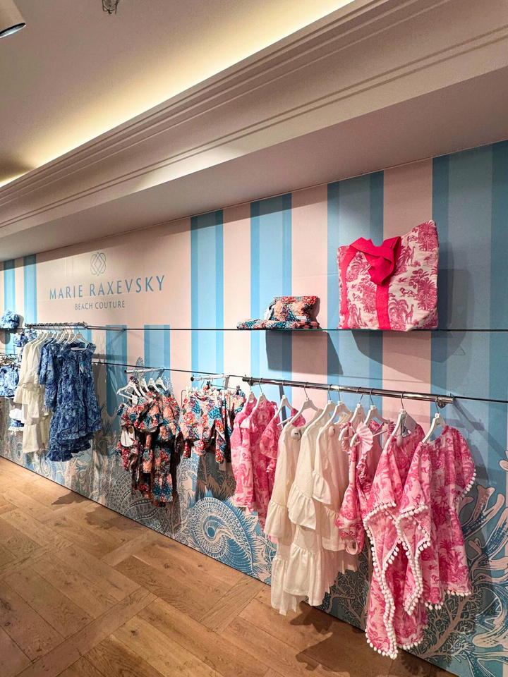 Marie Raxevsky Pop-up Store in Harrods – Marie Raxevsky | Beach Couture